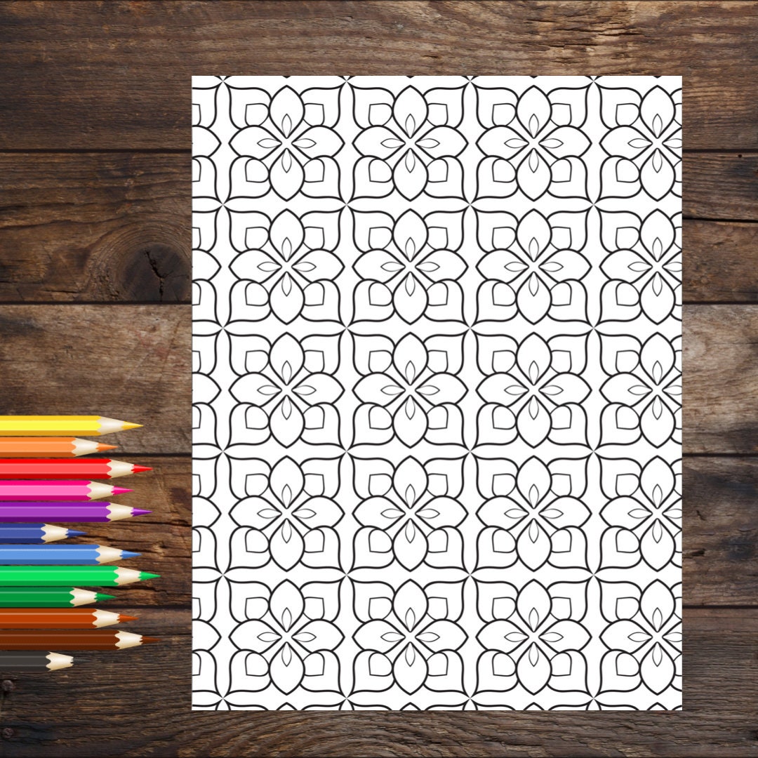 Mandela Coloring Book Page, Downloadable Coloring Sheet, Printable ...