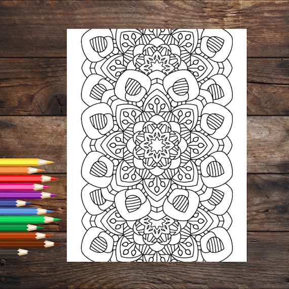 Mandela Coloring Book Page Printable Coloring Sheet Coloring | Etsy