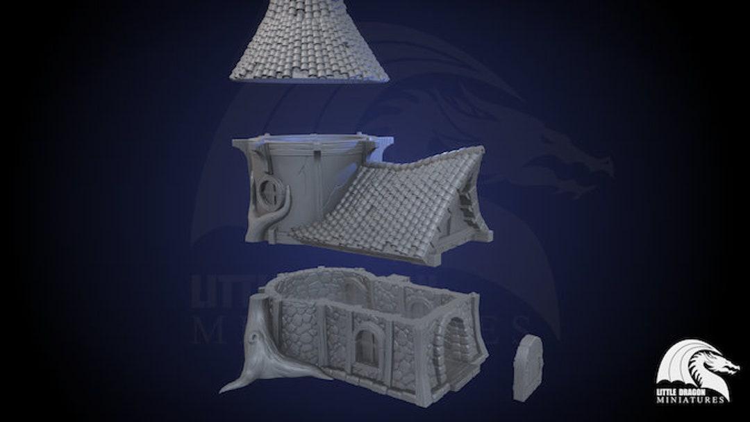 Stylized City Pt 1 by Little Dragon Miniatures - Etsy