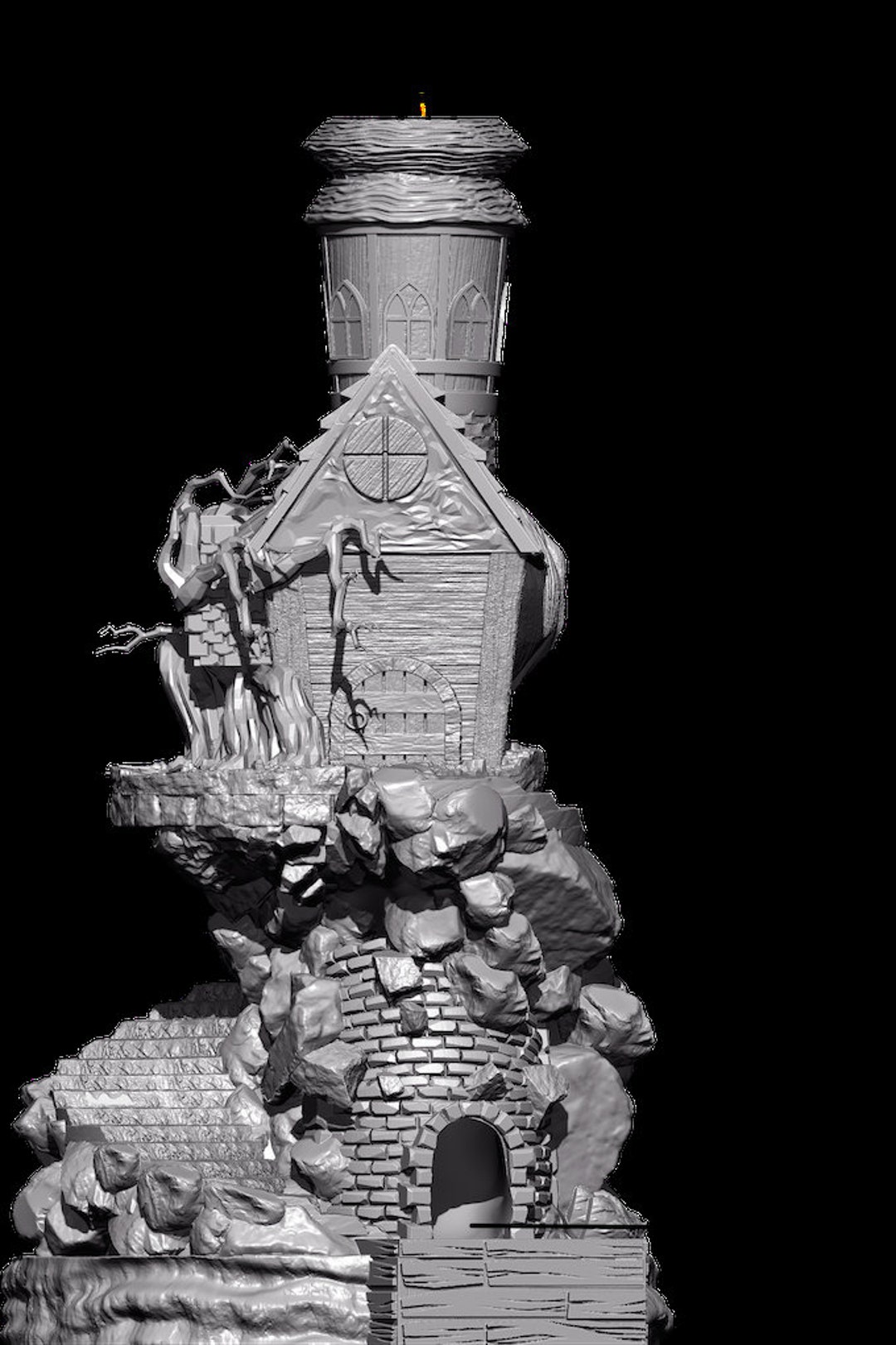 Haunted Hut: Witchcraft Fantasy Dice Tower by Slope3d - Etsy