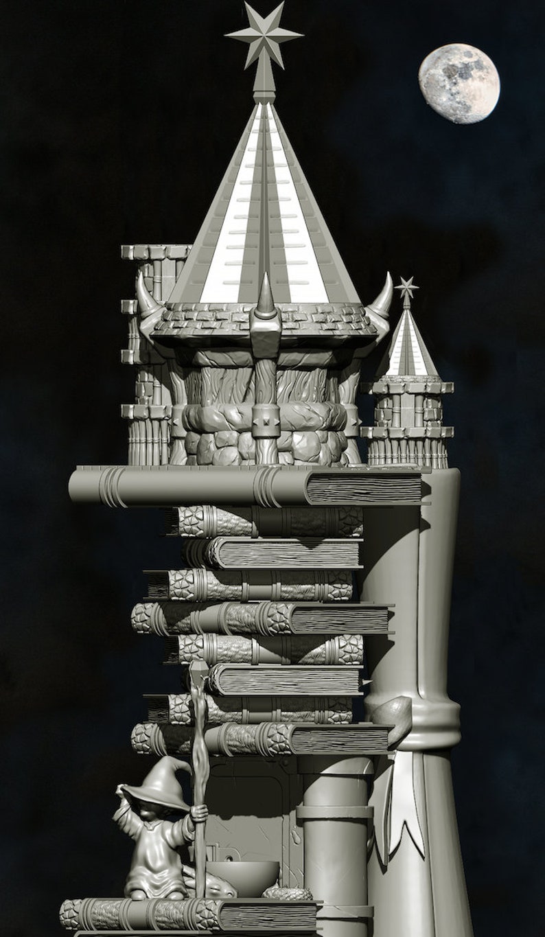 Wizard Palace Fantasy Dice Tower by Slope3d - Etsy