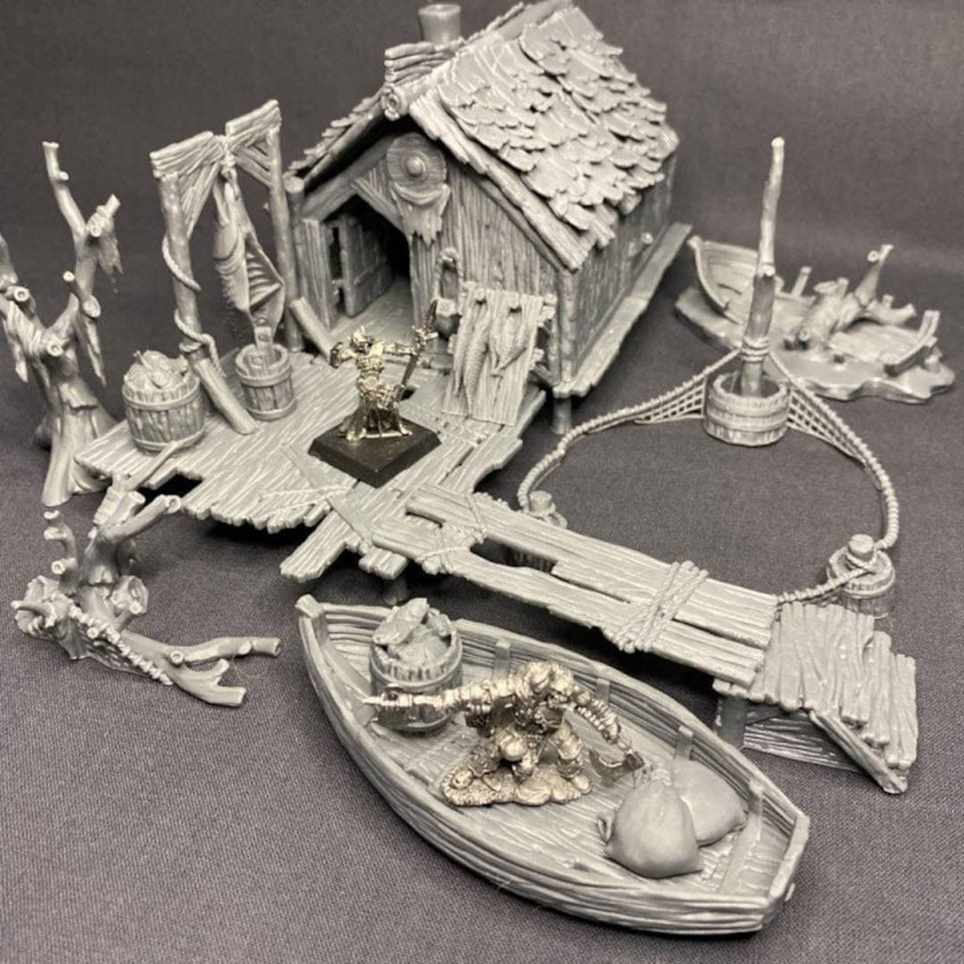 Swamp Hut by Stoneaxe Miniatures - Etsy