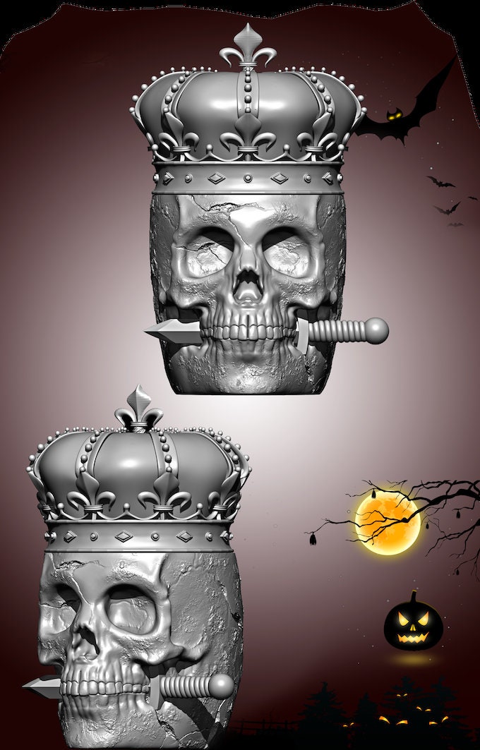 Halloween Horror Skull Jars by Digital Creative Works - Etsy