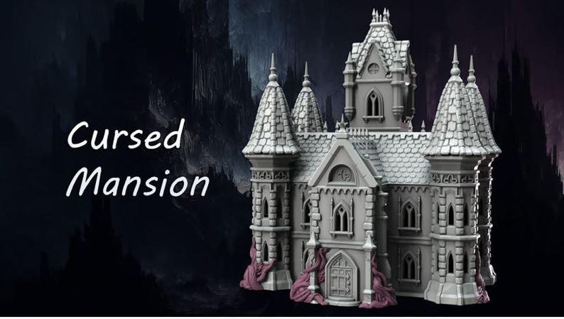 Cursed Mansion by Amini3dworld - Etsy