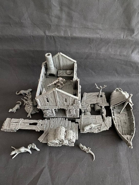 Swamp Manor by Stoneaxe Miniatures - Etsy