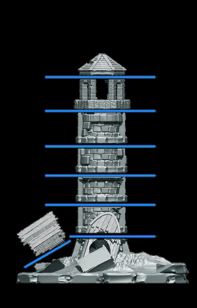 Abandoned Lighthouse Fantasy Dice Tower by Slope3d - Etsy