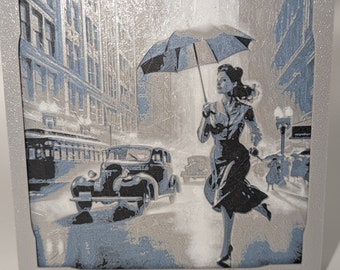 Cyber Woman Stl Hueforge 3D Printed Hueforge Prints Art Hueforge Stl ...