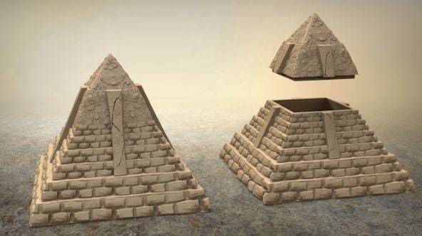 Fantasy Wizard Pyramid Dice Tower by Slope3d - Etsy