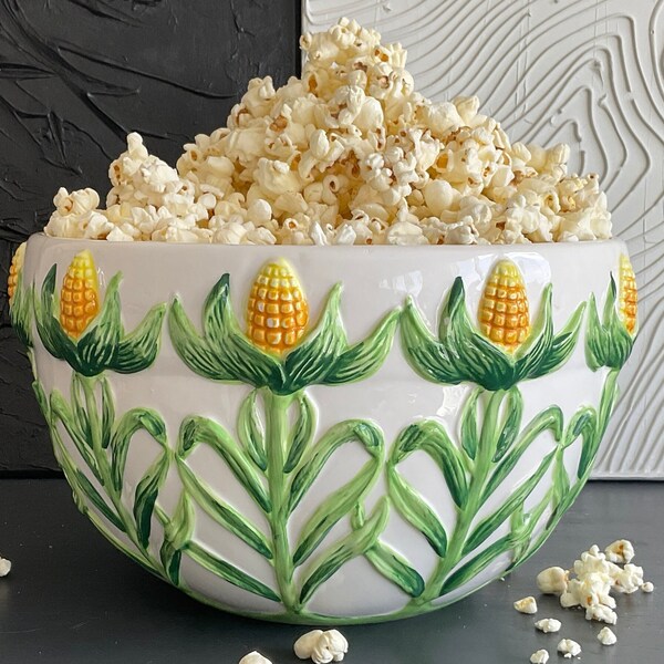 Ceramic Popcorn Bowls - Etsy