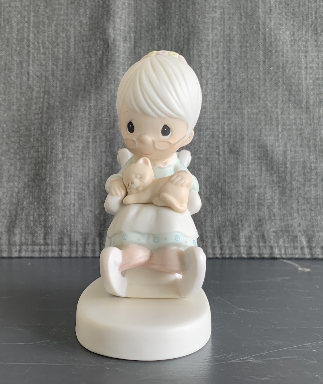 Vintage Grandmother Ornament Porcelain Figurine 1979 Grandma Sculpture ...