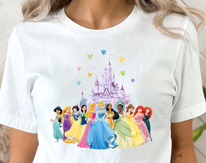 Fourth Birthday Princess Shirt, Disney Princess Birthday Shirt, Princess Birthday Shirt, Girls ...