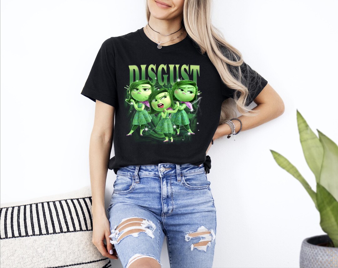 Disgust Inside Out T-shirt, Inside Out Characters Shirt, Disney ...