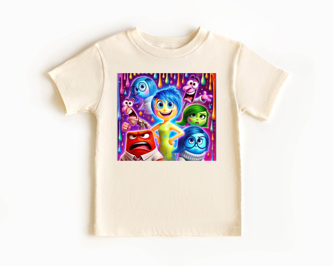 Emociones Inside Out Personajes Camisa, Alegría Disgusto Miedo Tristeza ...