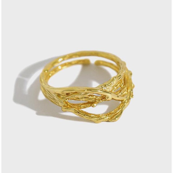Vermeil Ring - Etsy