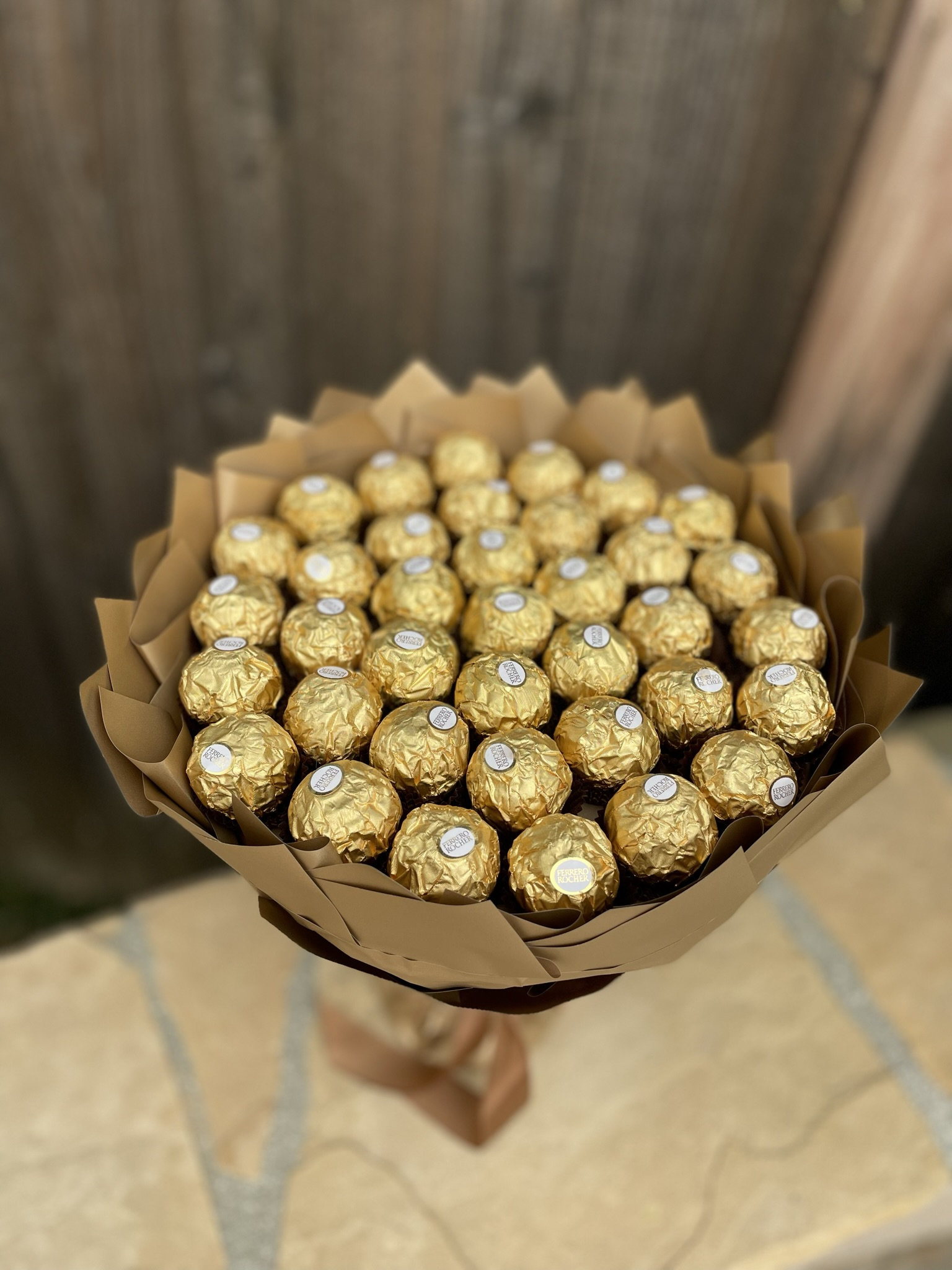 Ferrero Rocher Bouquet. Luxury Sweet Arrangement With Chocolate ...