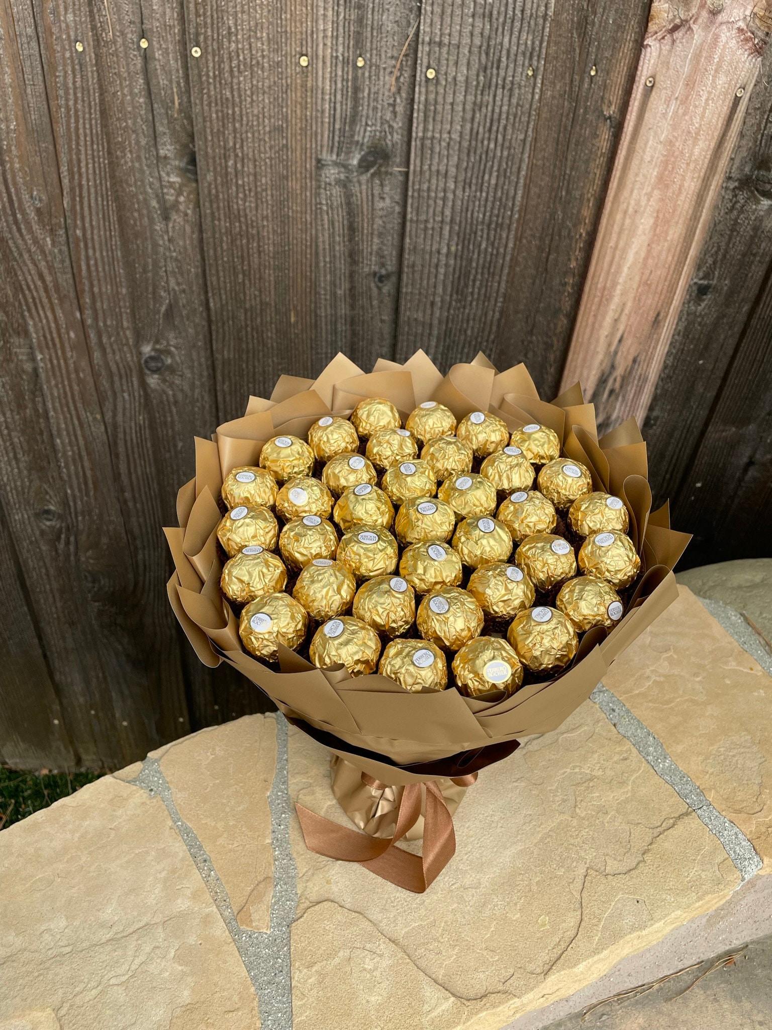 Ferrero Rocher Bouquet. Luxury Sweet Arrangement With Chocolate ...