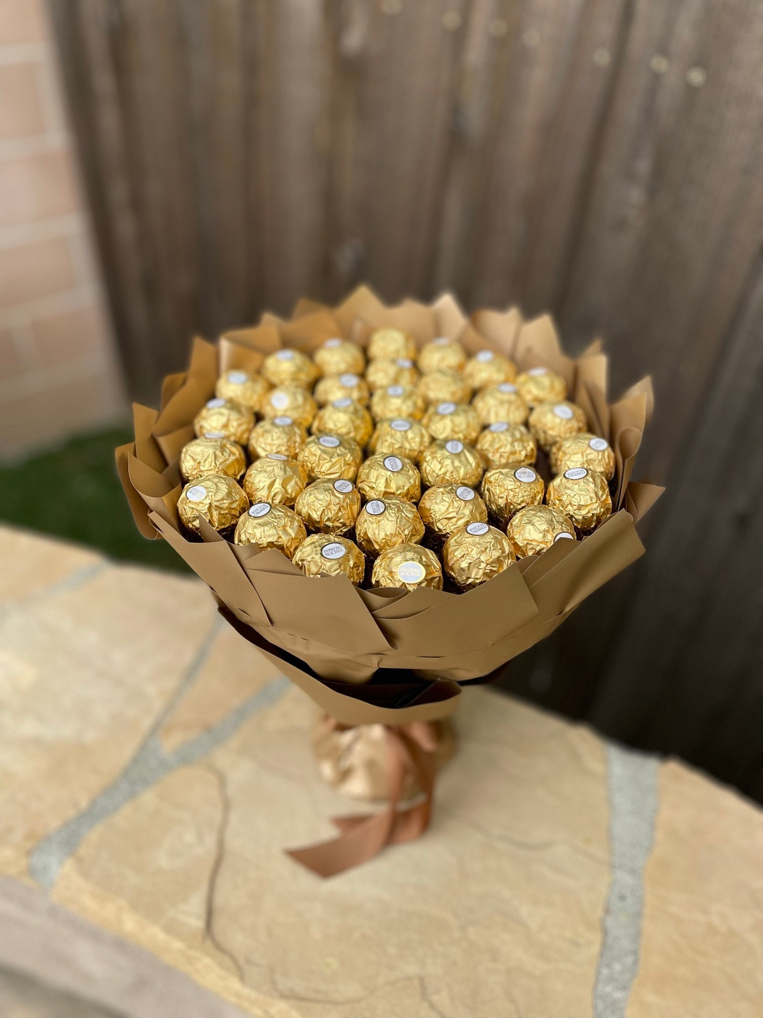Ferrero Rocher Bouquet. Luxury Sweet Arrangement With Chocolate ...
