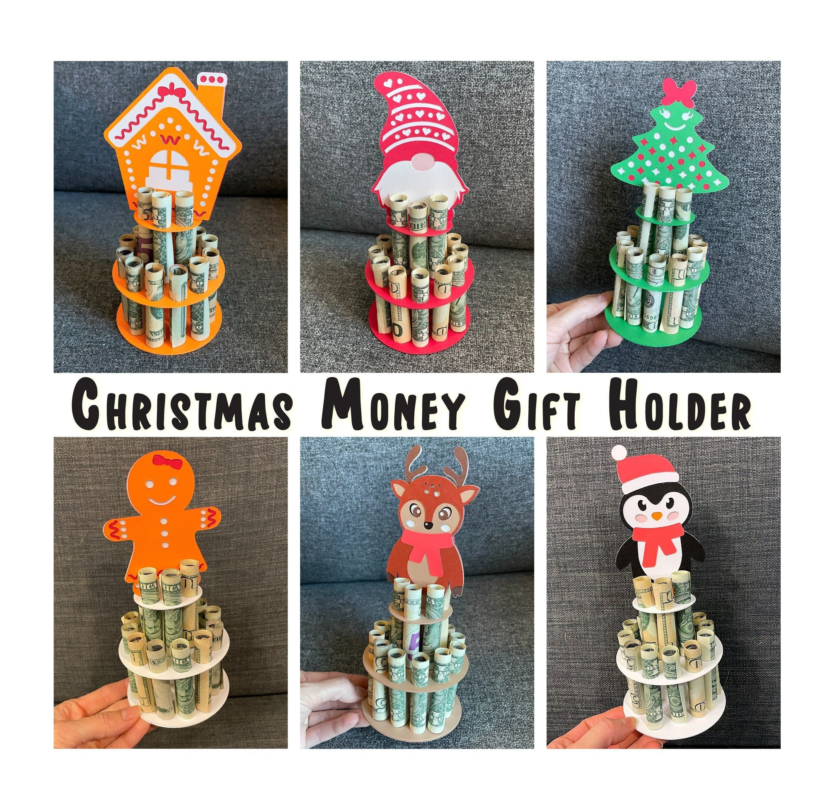 Money Gift Holder, Money Cake, Merry Christmas Money Cash Holder, 18 ...