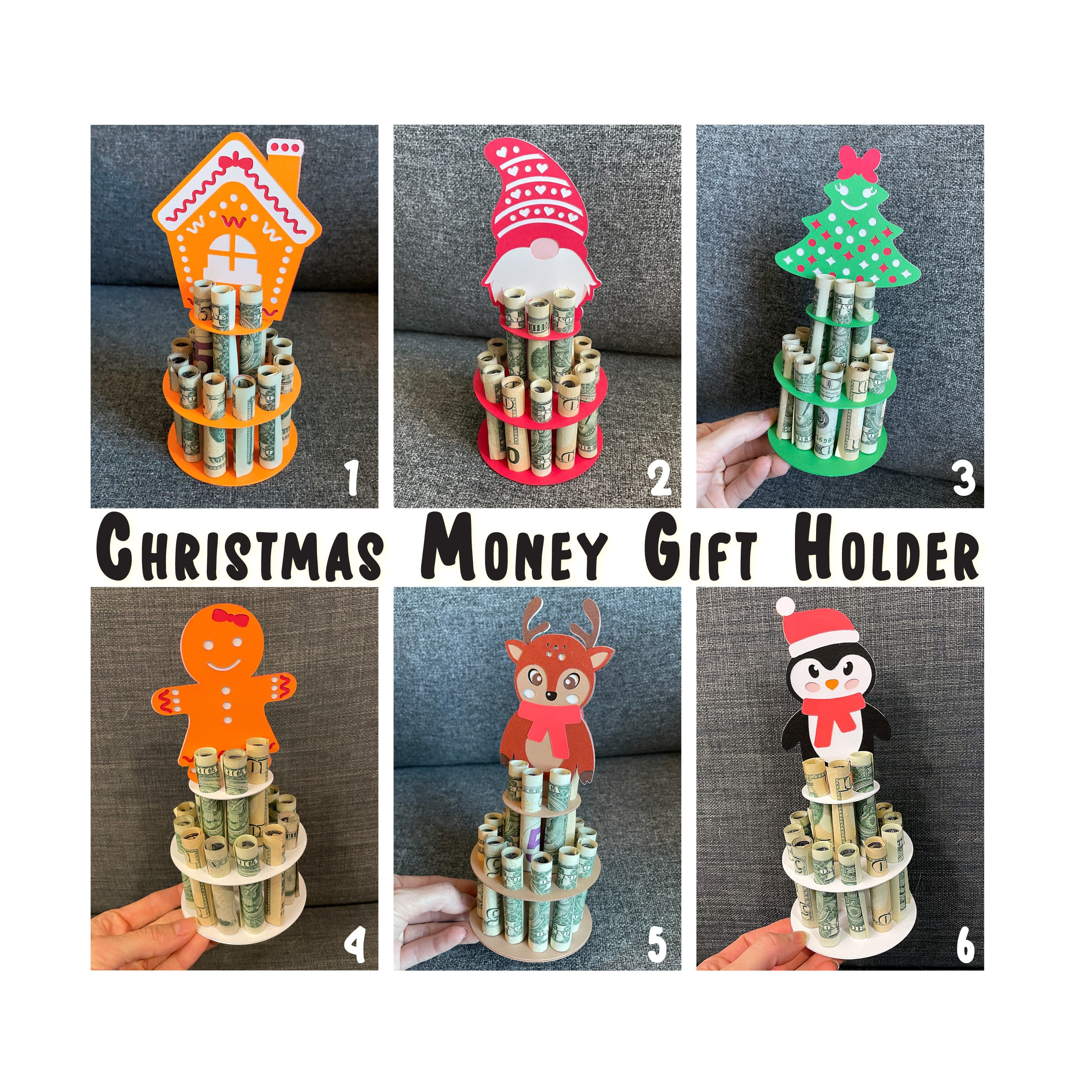 Money Gift Holder, Money Cake, Merry Christmas Money Cash Holder, 18 ...