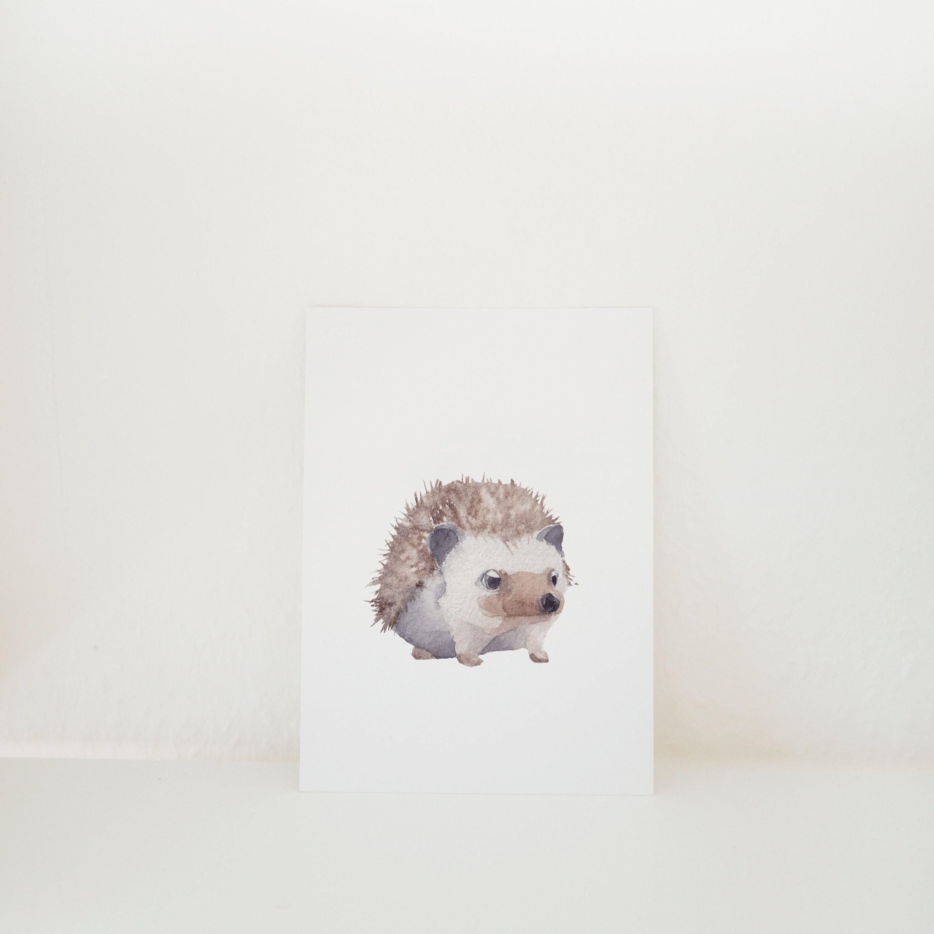 Hedgehog Watercolor Digital Download Art Print, Hedgehog Gifts ...