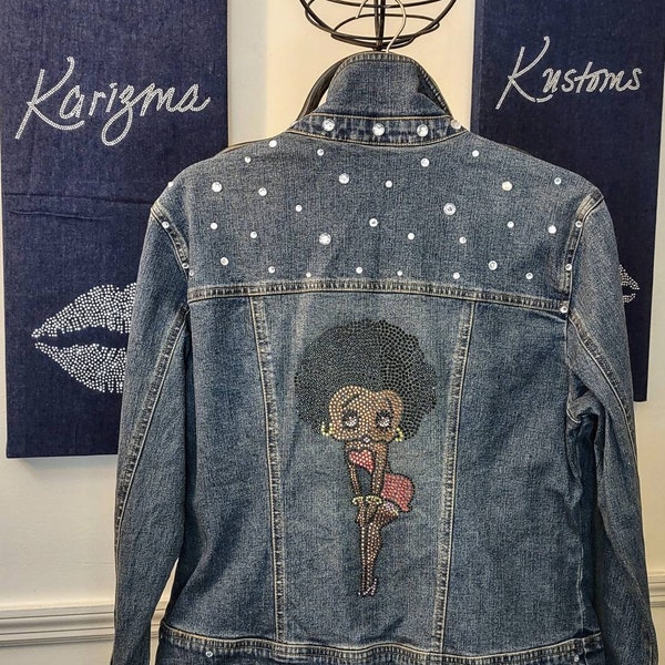 Betty Boop Rhinestone Svg - Etsy