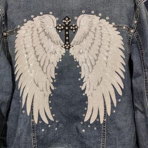 White Angel Wings Kustoms Jacket Size XL - Etsy
