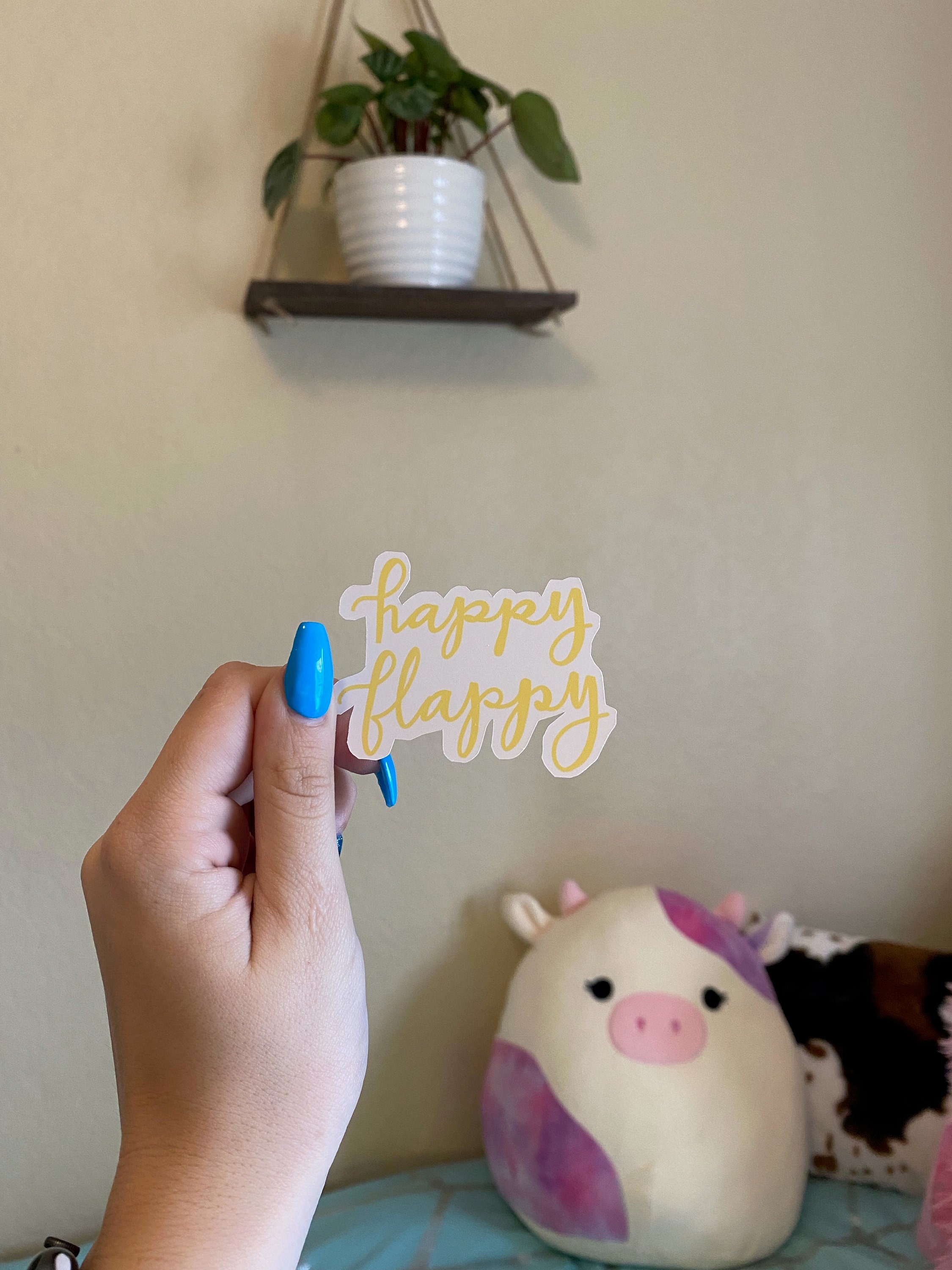 Happy Flappy Vinyl Autism Sticker - Etsy