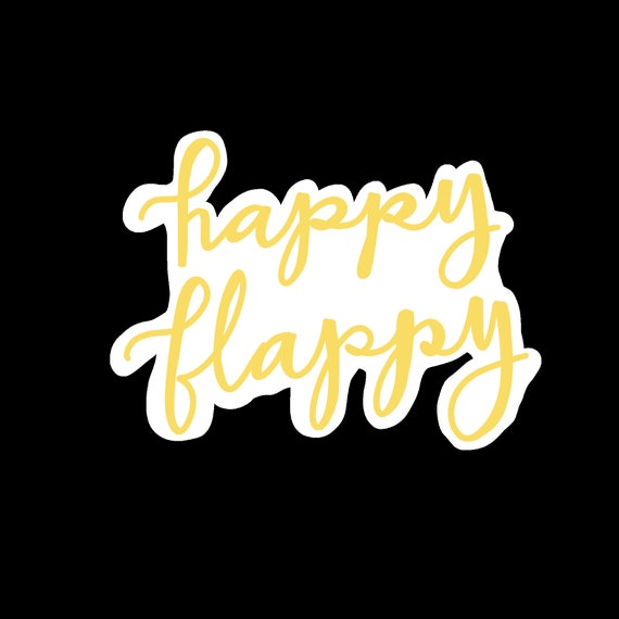 Happy Flappy Vinyl Autism Sticker | Etsy