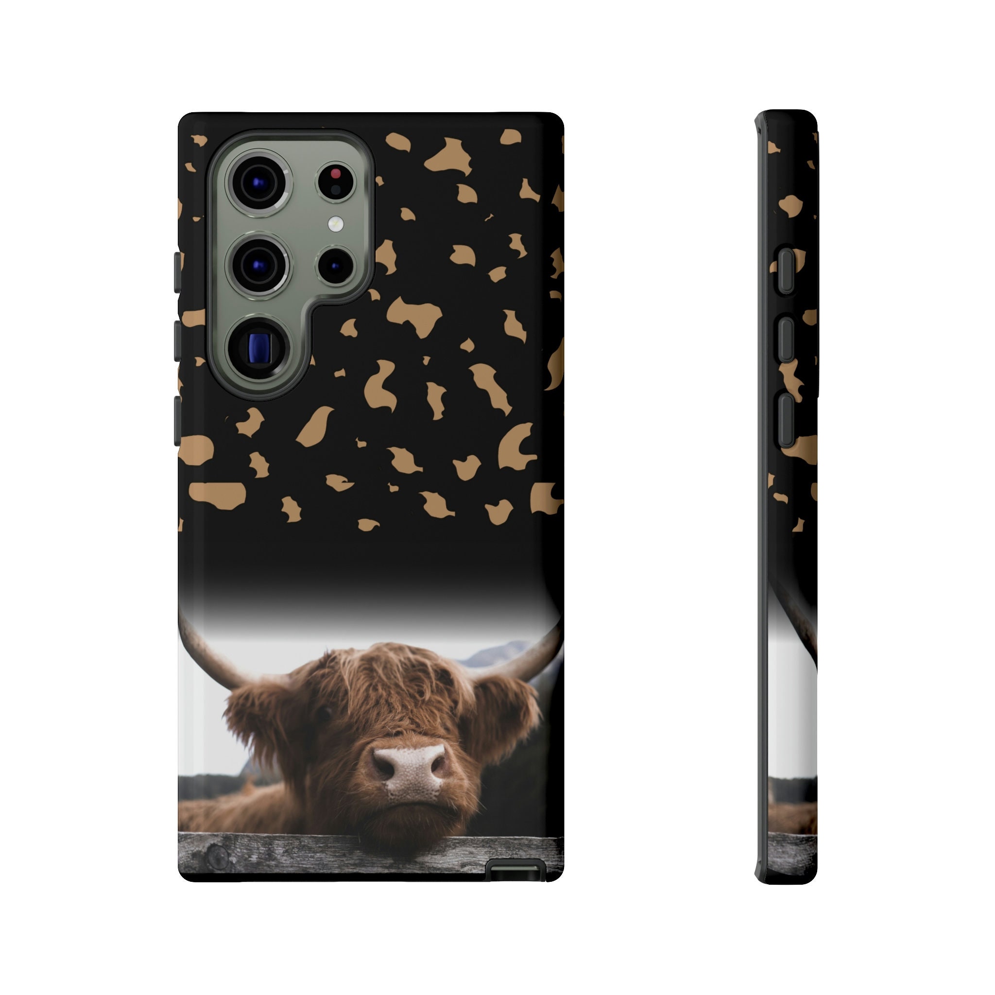 Highland Cow Cellphone Case, Cow Print Case, Western Cellphone Case ...