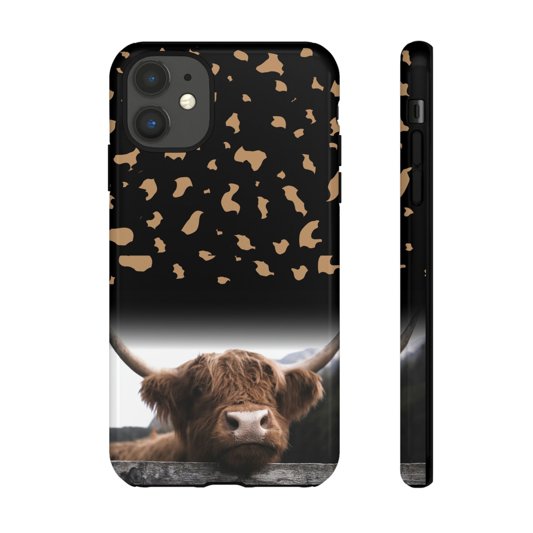 Highland Cow Cellphone Case, Cow Print Case, Western Cellphone Case ...