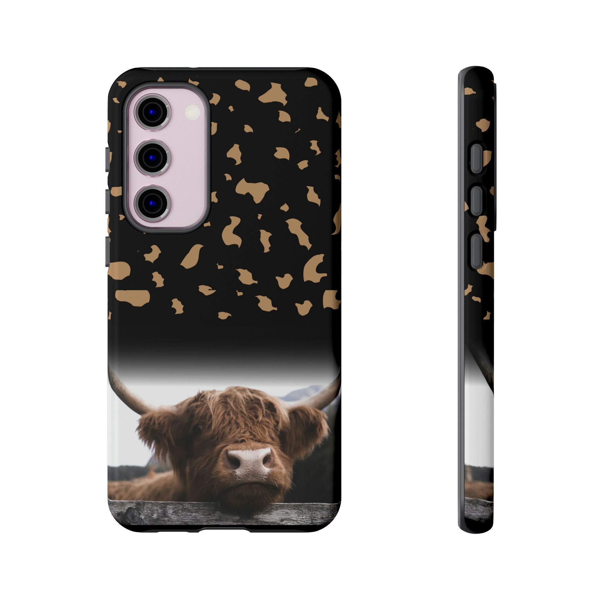 Highland Cow Cellphone Case, Cow Print Case, Western Cellphone Case ...