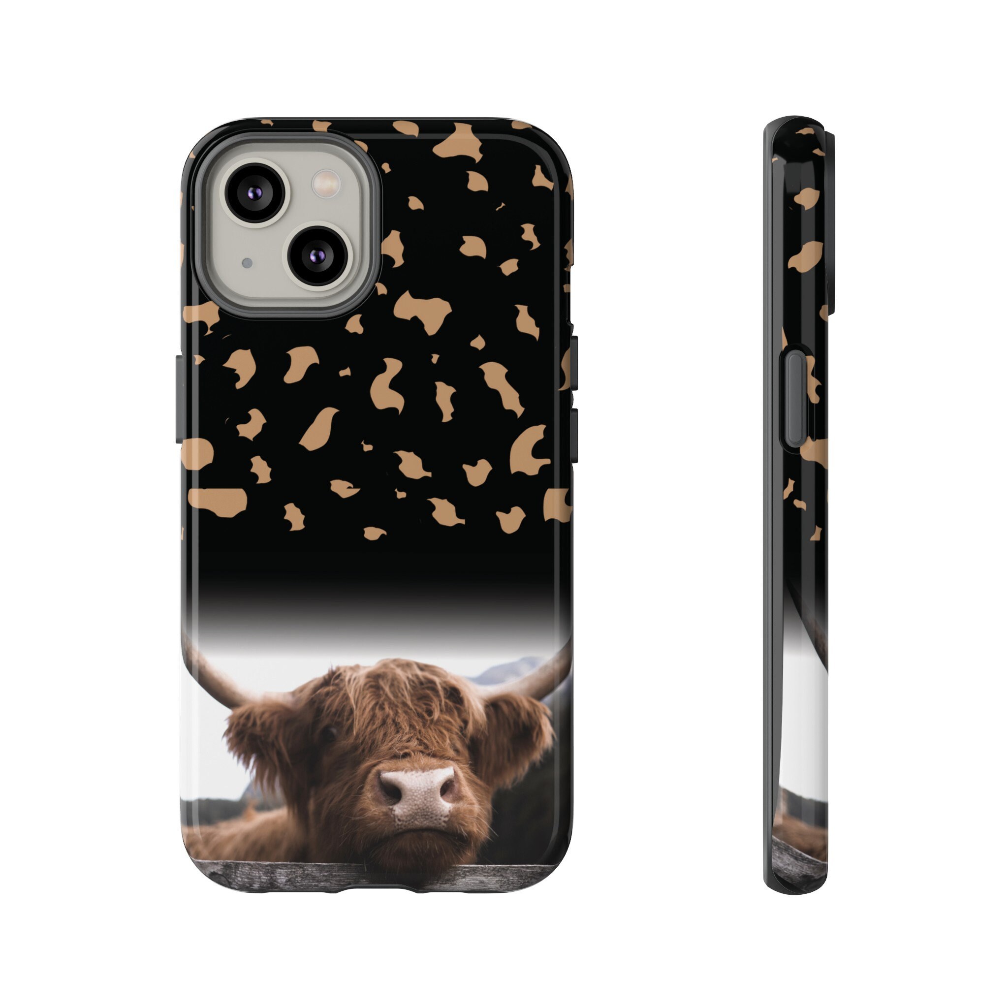 Highland Cow Cellphone Case, Cow Print Case, Western Cellphone Case ...