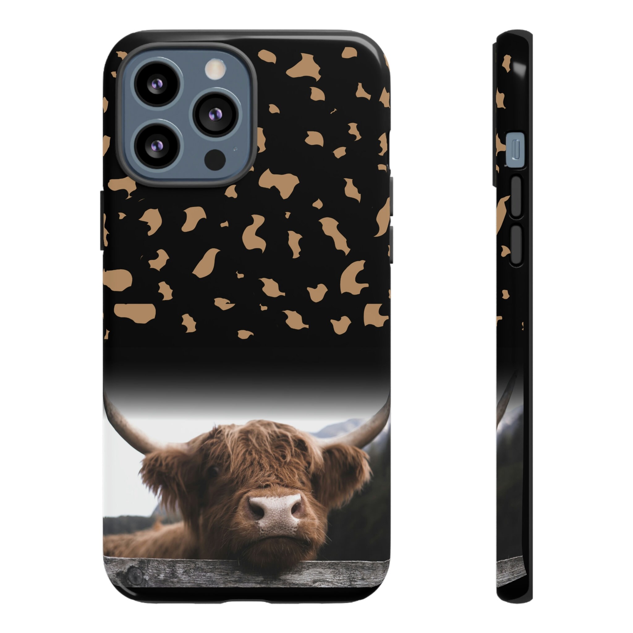 Highland Cow Cellphone Case, Cow Print Case, Western Cellphone Case ...