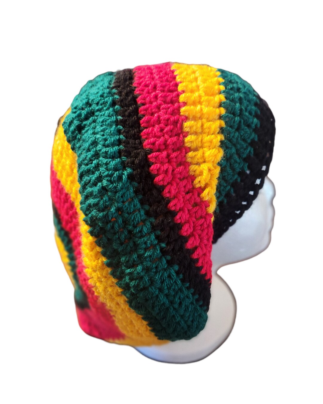 Rasta Hat Reggae Tam Adult Size Hand Crocheted Ready to Ship! - Etsy