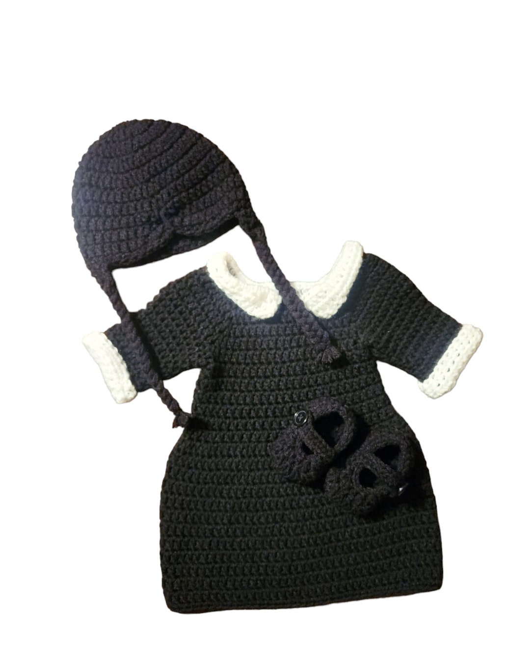Baby Wednesday Addams Outfit Many Sizes 0-3 Months 2T Available All ...