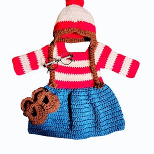 Baby Where's Waldo Wenda Outfit Photo Prop Costume Size 6-9 Months ...