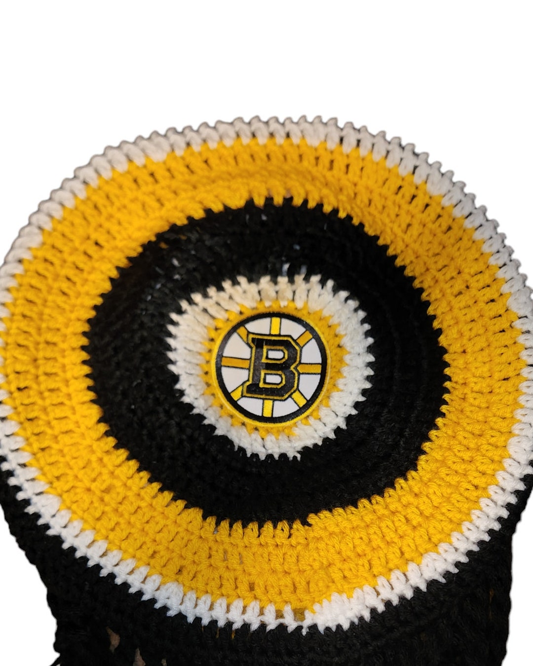 Boston Bruins Rasta Wig Hat With Dreads Hockey Playoffs Hand Crocheted ...