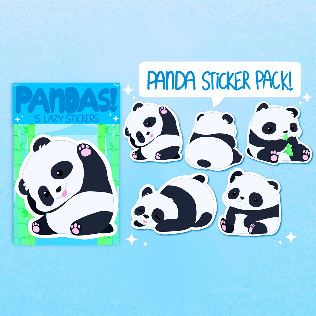 US ONLY/ Pandas! - Sticker Pack - Etsy