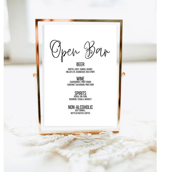 Open Bar - Etsy