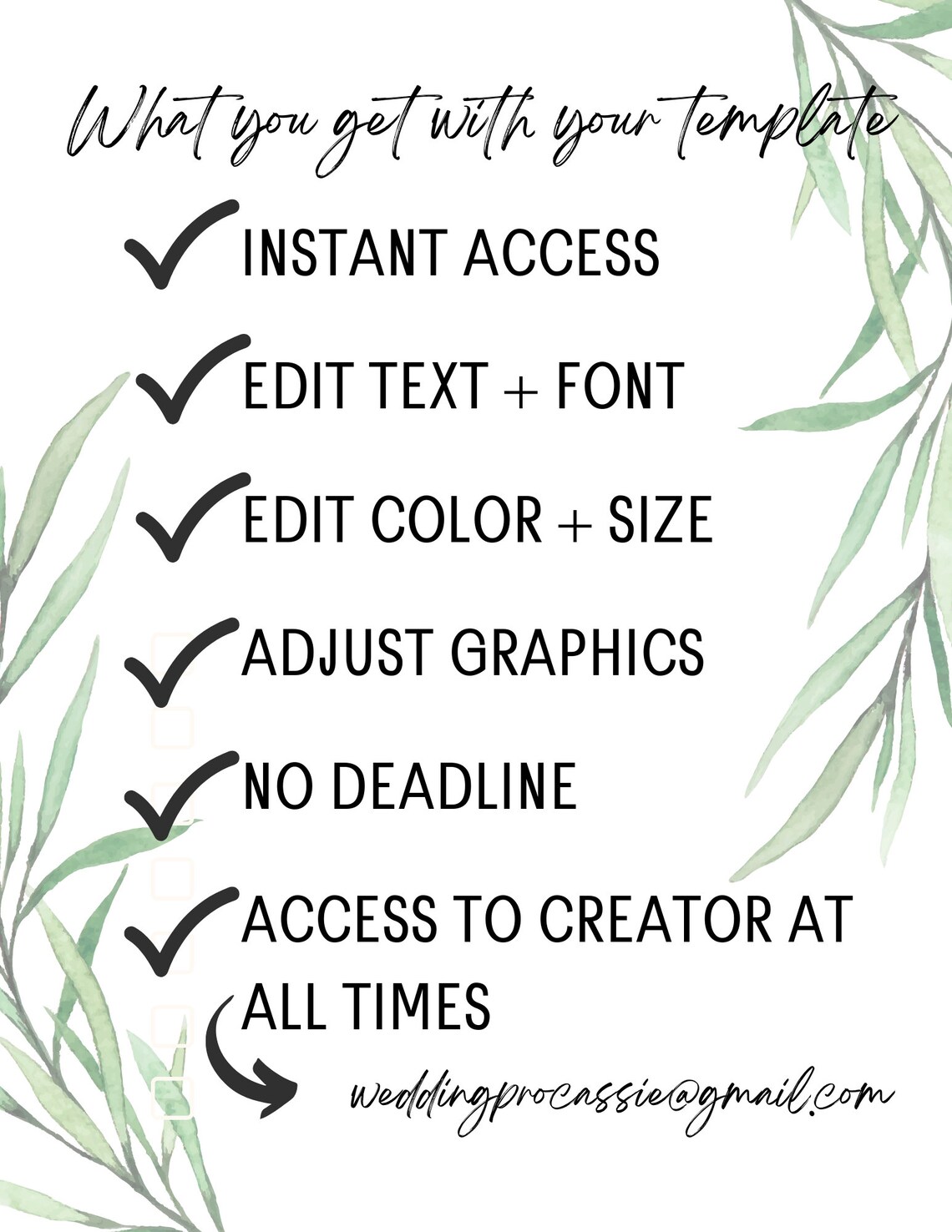 Wedding Welcome Card Template, Wedding Welcome Bag Note, Wedding Events ...