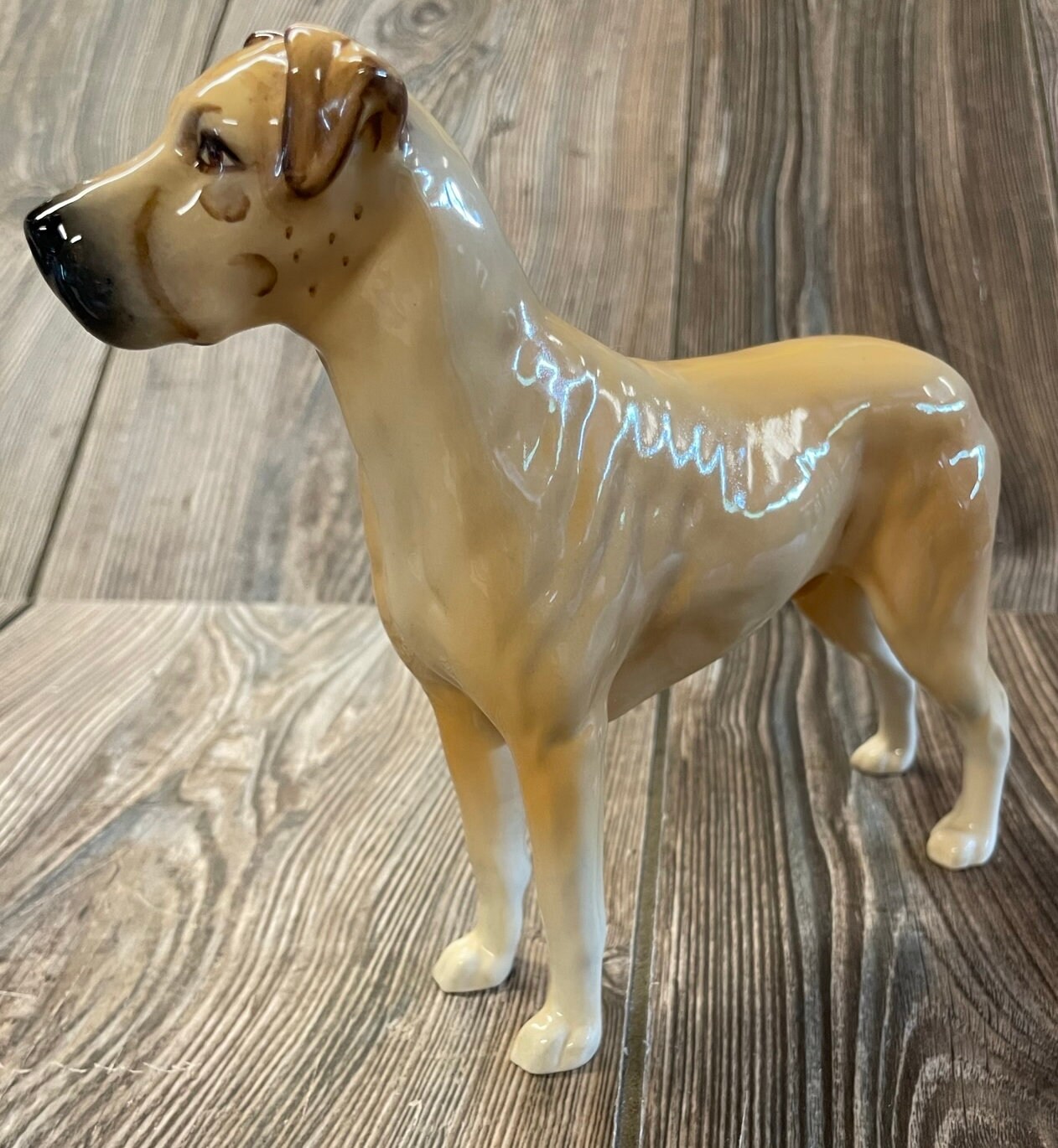 Vintage Beswick England 1940's Porcelain Great Dane Figurine in Perfect ...