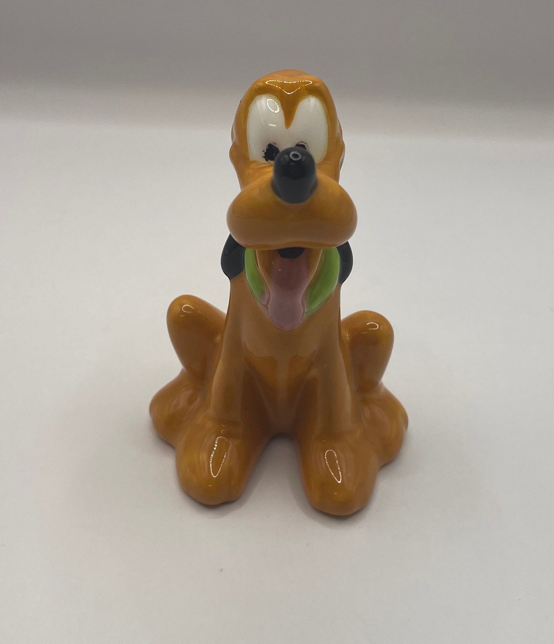 Vintage Disney Pluto Cute Ceramic Figurine From Walt Disney World - Etsy