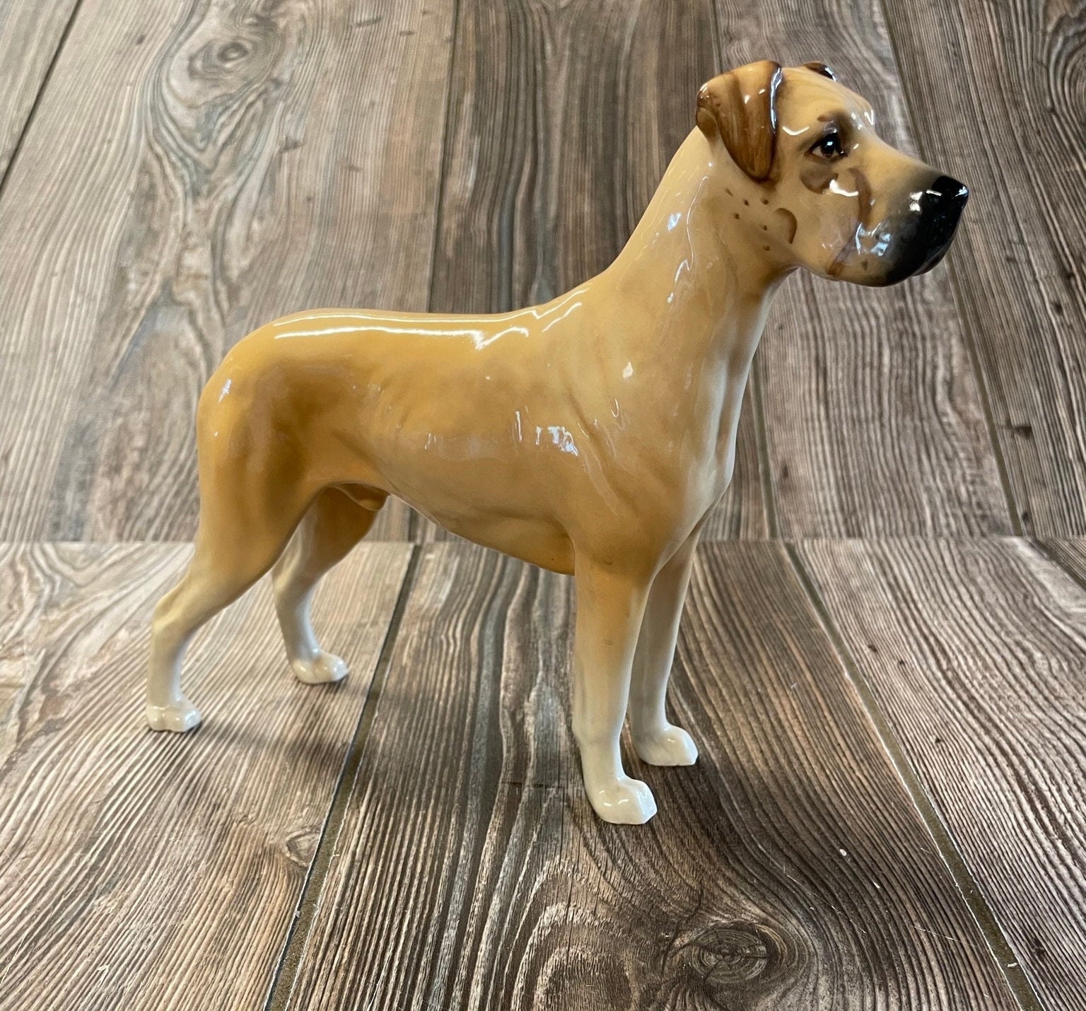 Vintage Beswick England 1940's Porcelain Great Dane Figurine in Perfect ...