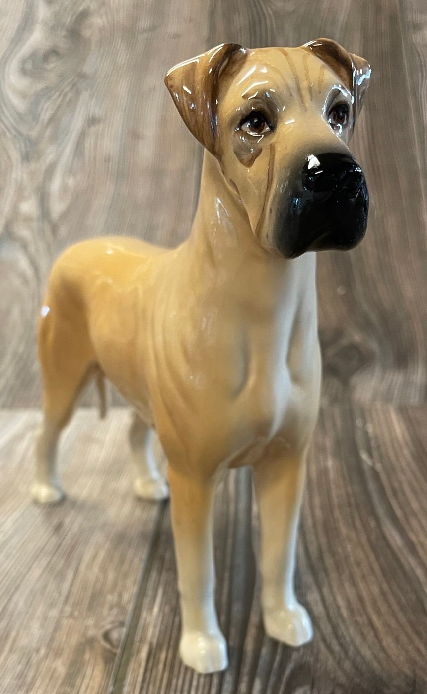 Vintage Beswick England 1940's Porcelain Great Dane Figurine in Perfect ...