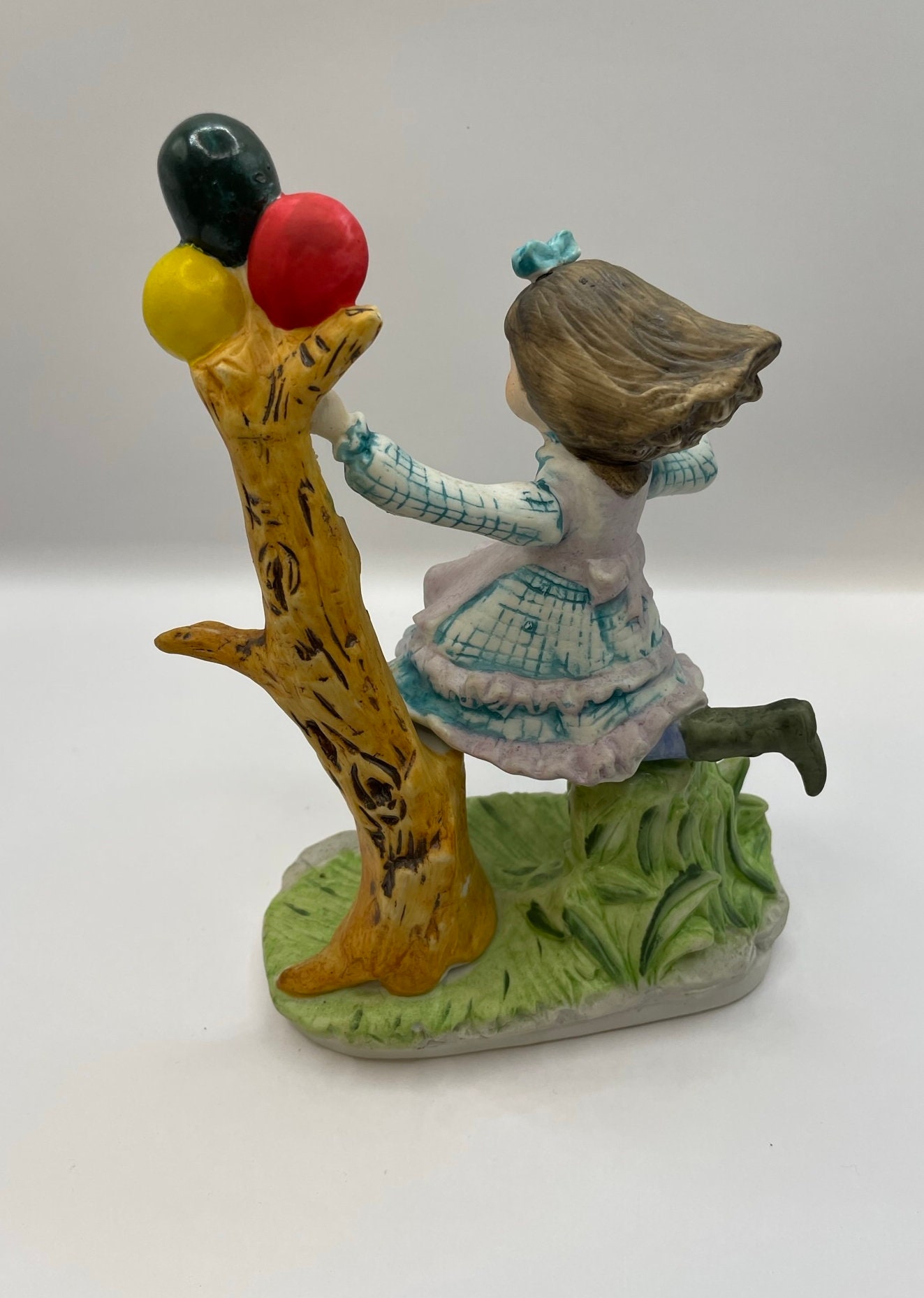Vintage 1979 Enesco Roth International Girl With Ballons Porcelain ...