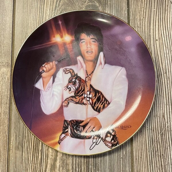 Elvis Presley Collectors Plates - Etsy
