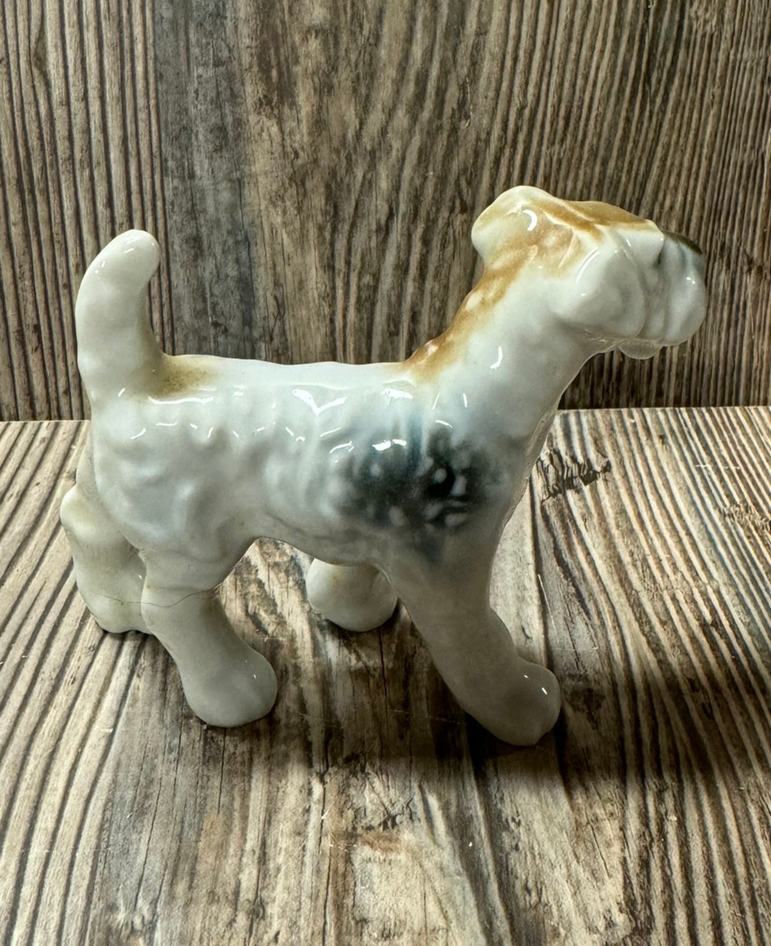 Vintage 1950's Cute Bone China Terrier Dog Figurine - Etsy