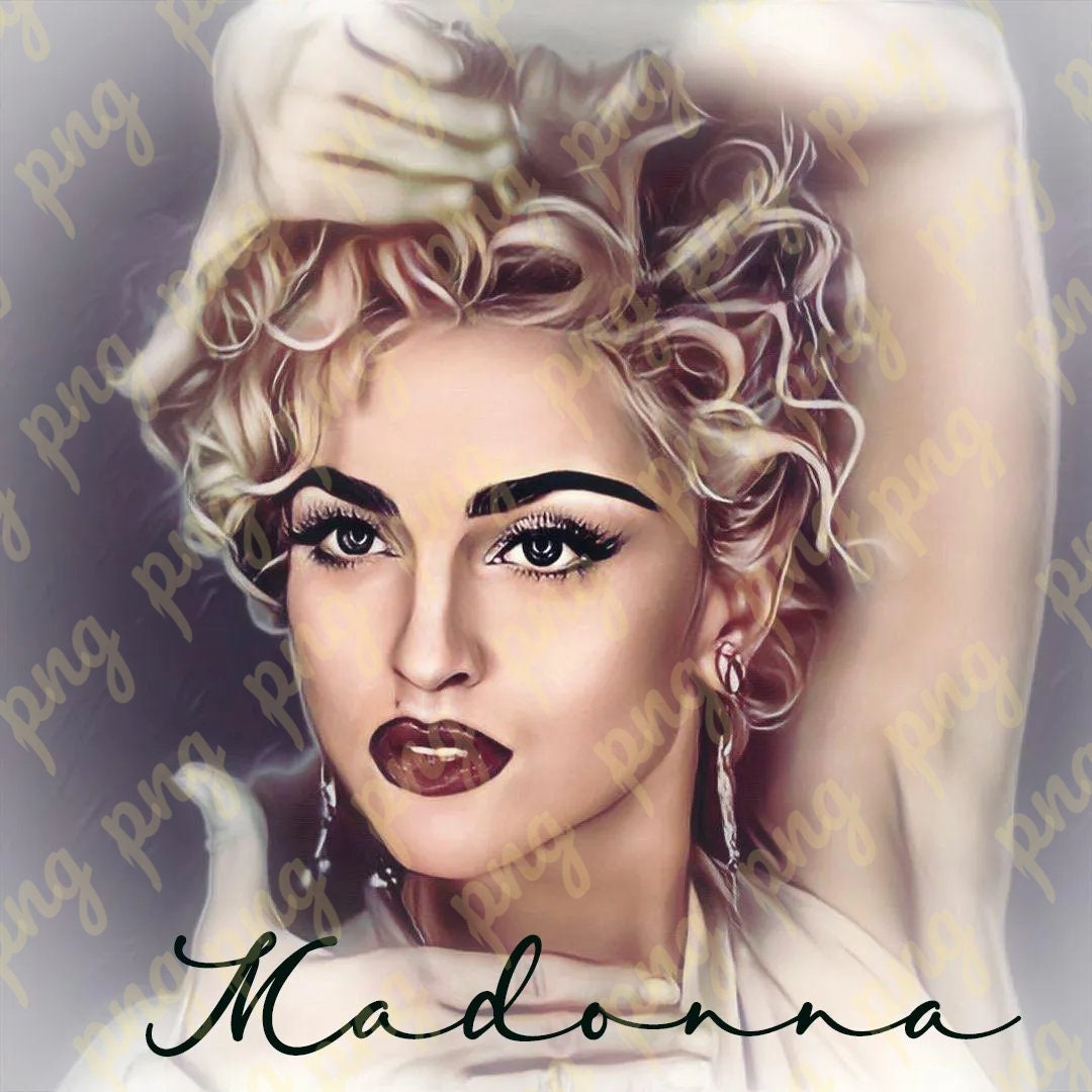 Madonna PNG File - Etsy UK