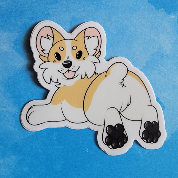 Corgi Butt Sticker - Etsy