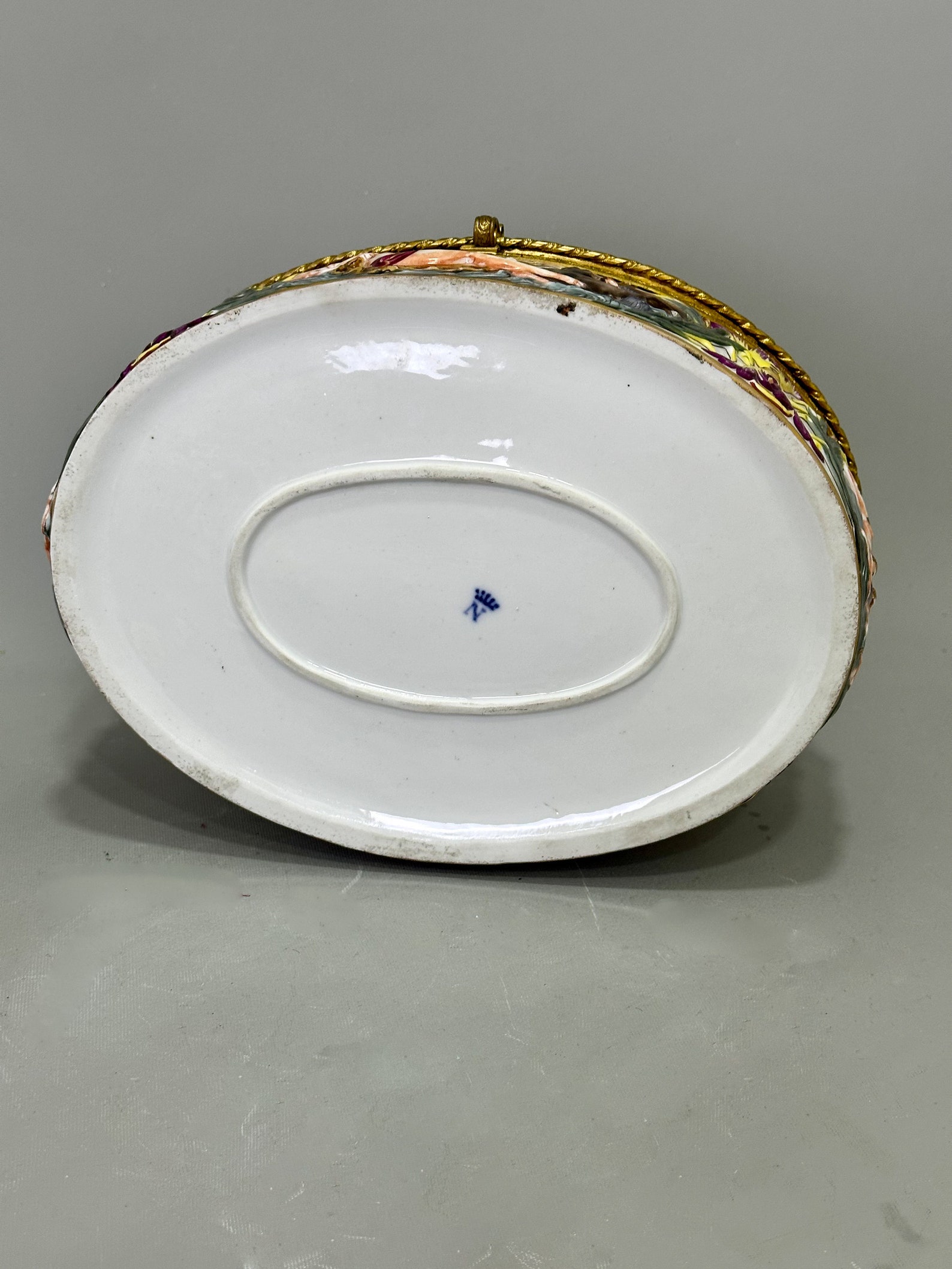 Antique Capodimonte Large Jewelry Box - Etsy